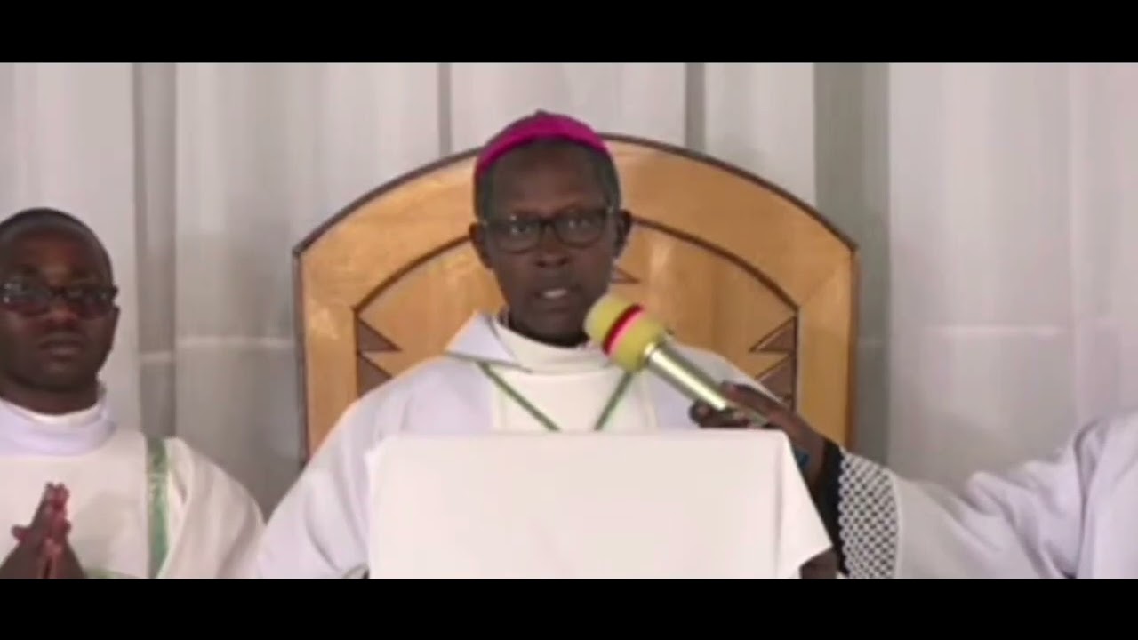 Holy Thursday Vigil mass kibungo Catholic diocese Rwanda led by bishop ...