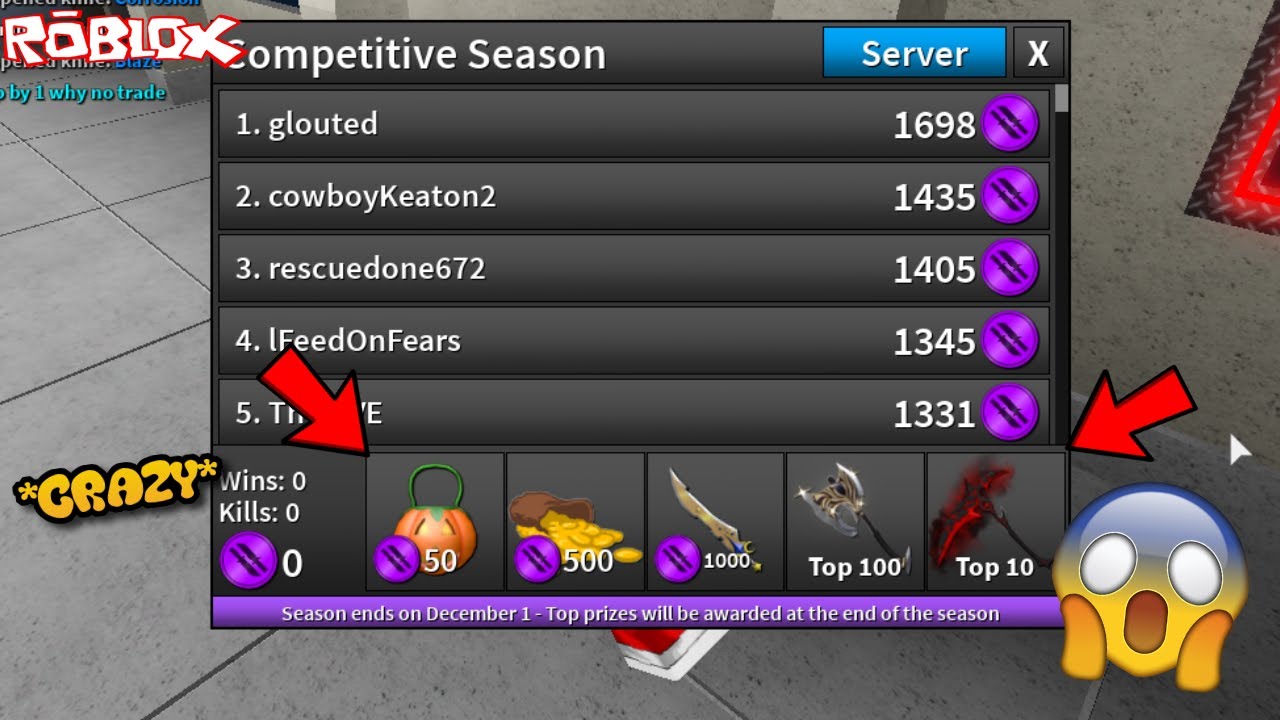 *NEW* COMPETITIVE MODE IS OUT! *NEW PRIZES AND MORE LIMITED KNIVES ...