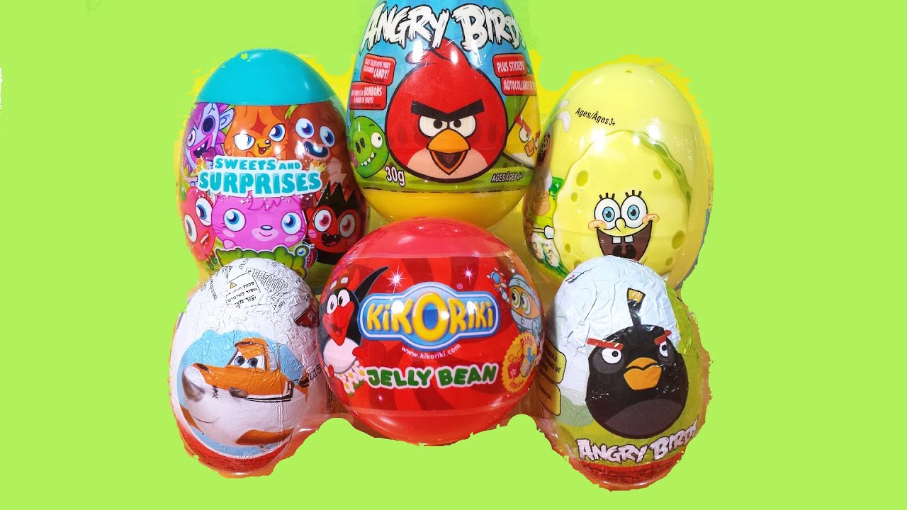 Angry Birds, Spongebob Squarepants, Disney Planes, Moshi Monsters and ...