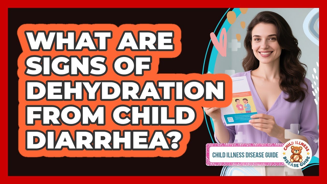 What are signs of dehydration from child diarrhea? - YouTube