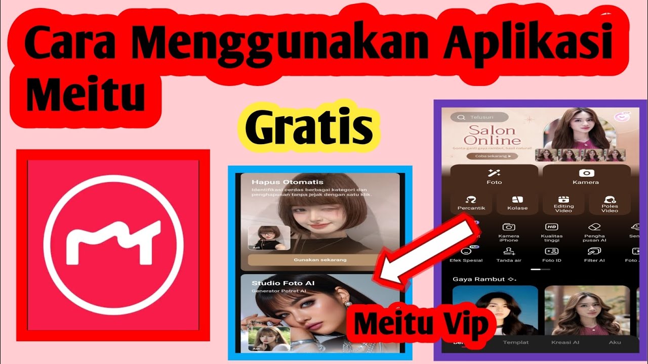 Cara Menggunakan Aplikasi Meitu | Cara Pakai Aplikasi Meitu - YouTube