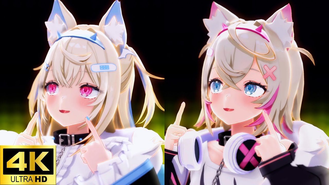 【FWMC Cover】人生リセットボタンぽち―w / Life Reset Button Pochi【FUWAMOCO】【MMD ...