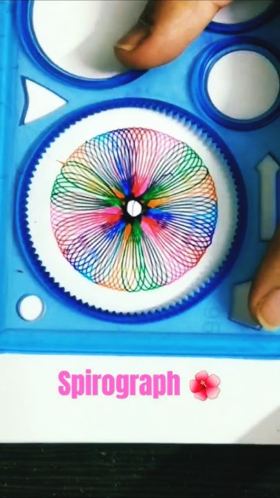 How to Create Multi-Colored Spirograph Designs - YouTube