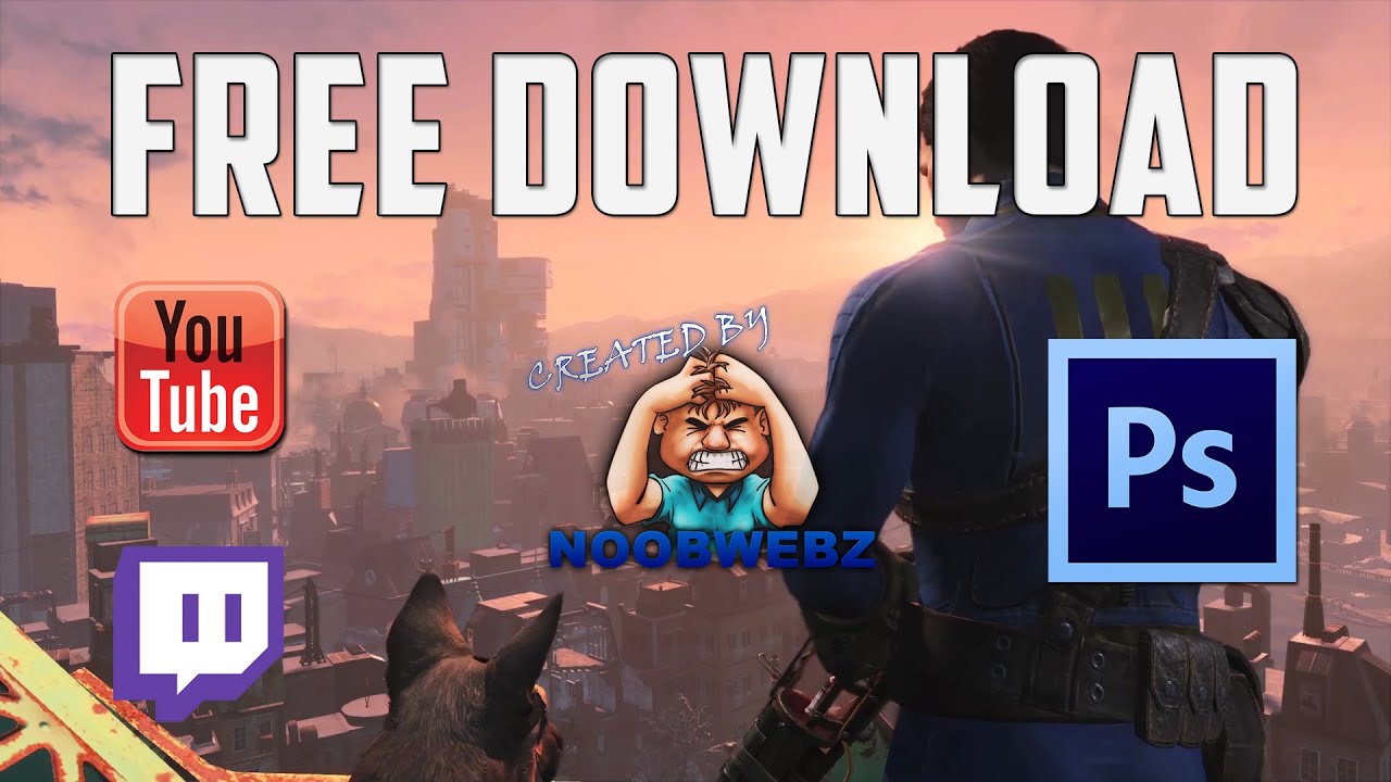 Fallout 4 Free Twitch/YouTube Gaming Overlay @N00BWebZ - YouTube