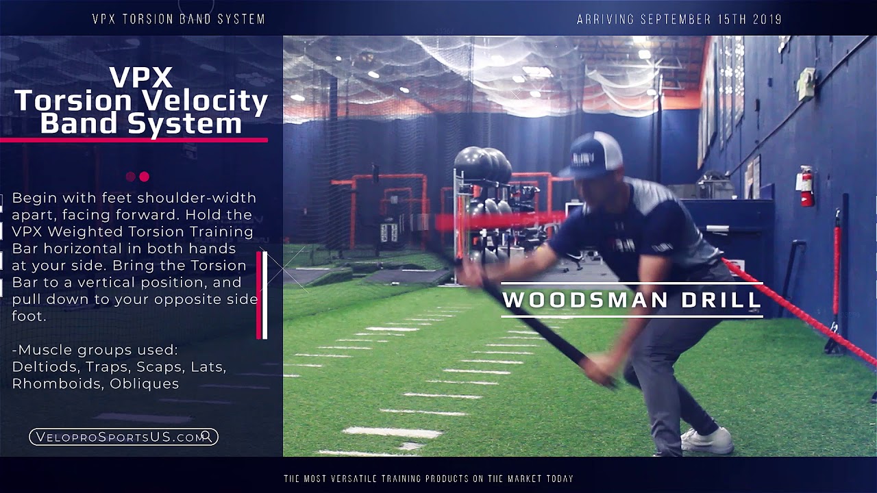 Woodsman Drill - VPX Torsion Velocity Band System - YouTube