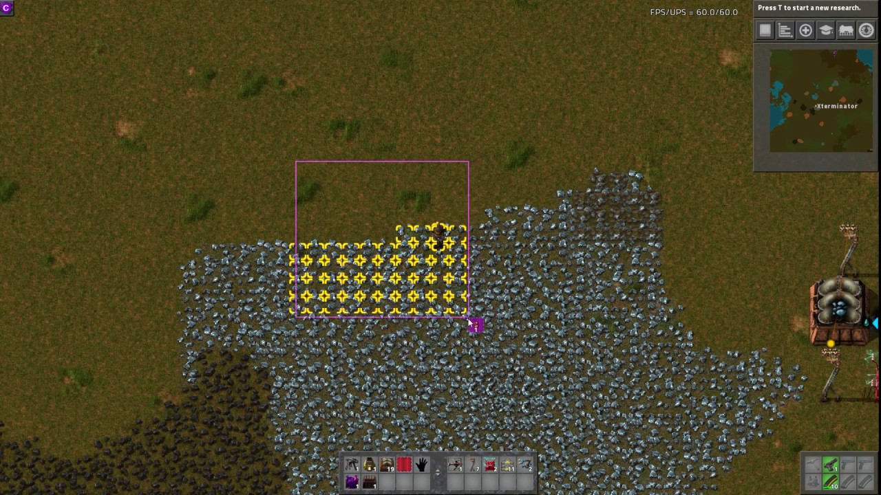 Factorio Mod Spotlight - Dirty Mining - YouTube