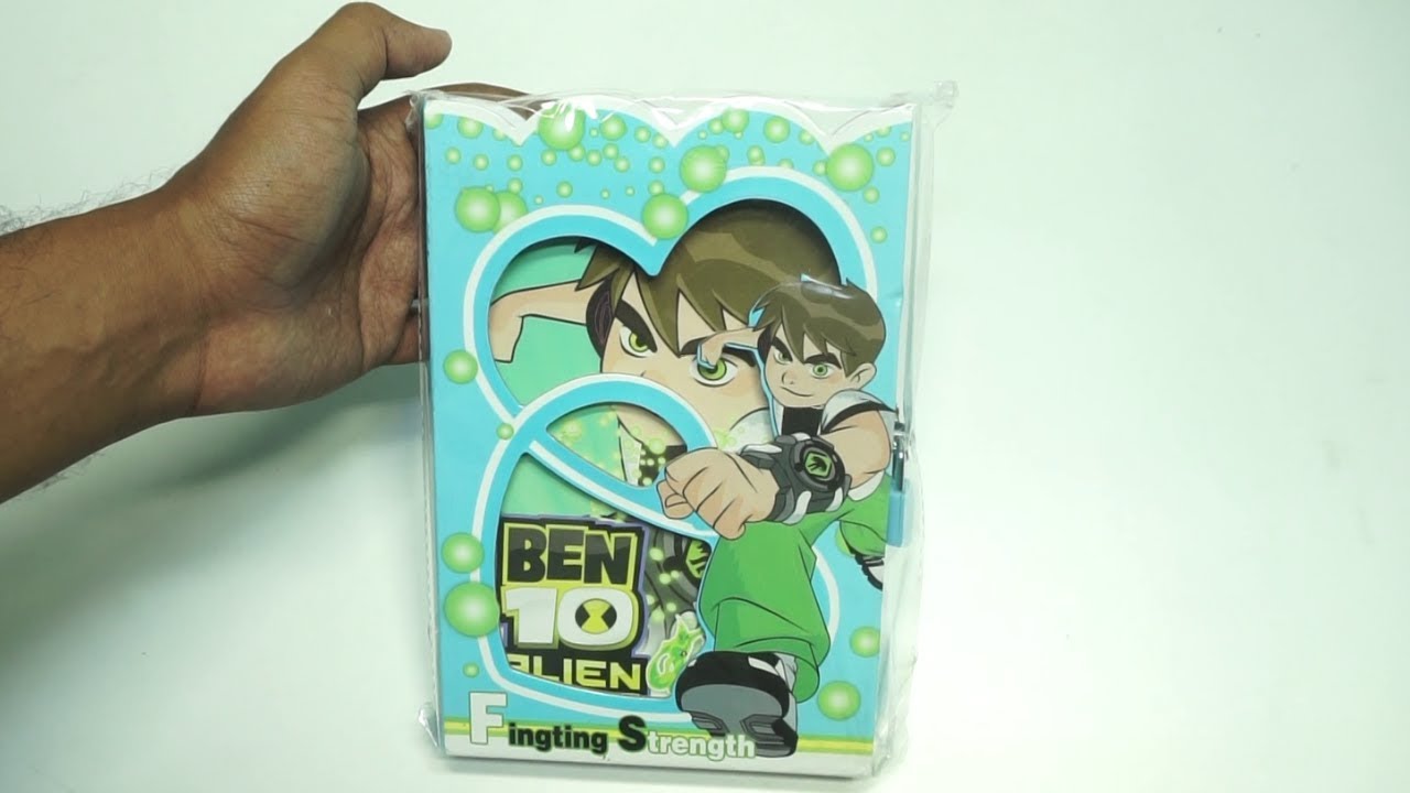 Ben 10 Alien Force Secret Lock Diary for Kids - YouTube