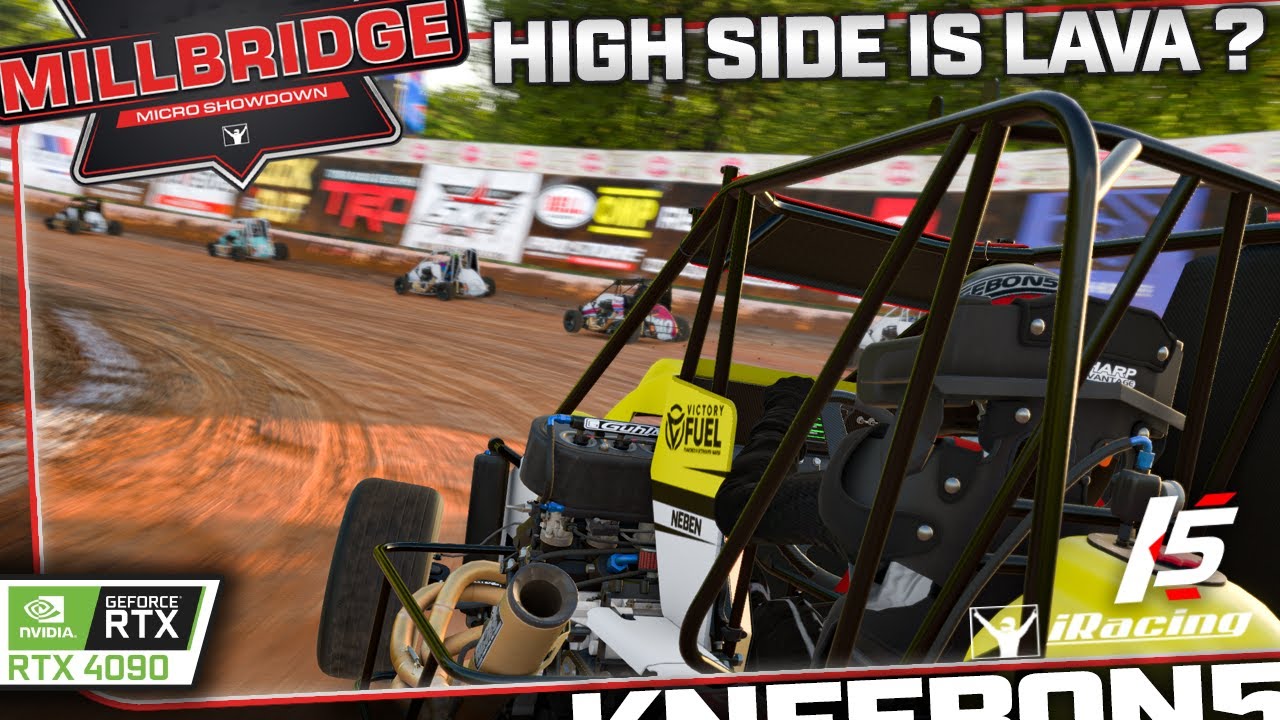 Micro Sprints - Millbridge Speedway - iRacing Dirt - YouTube