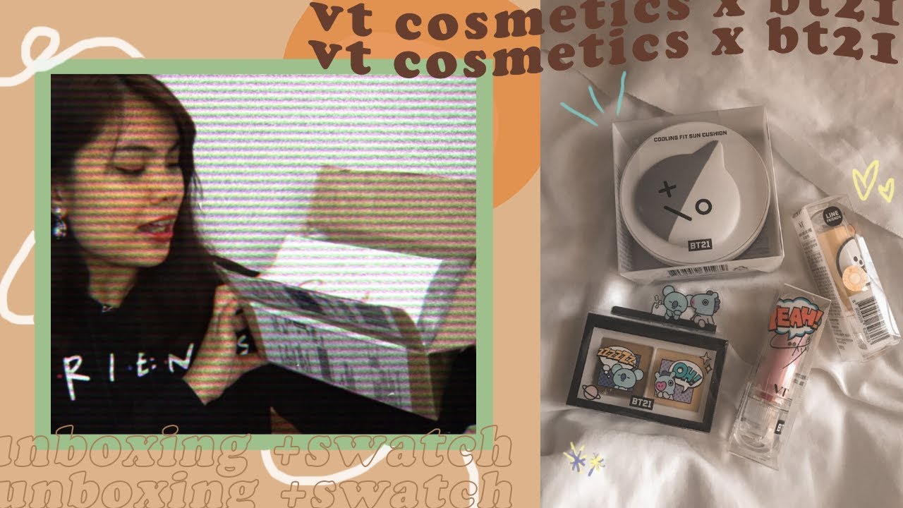 VT X BT21 Cosmetics Unboxing + First Impressions & Swatches (Dubai ...