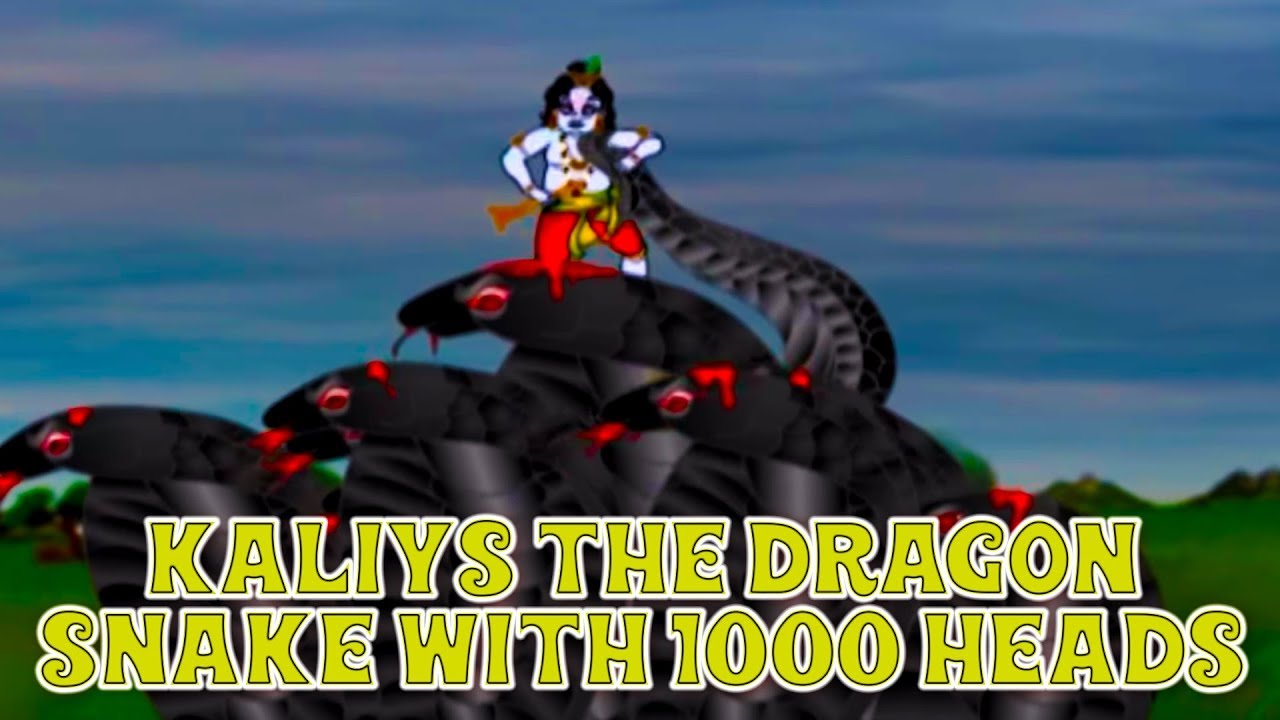 Kaliys The Dragon Snake With 1000 Head's - Lord Krishna Story in Tamil ...