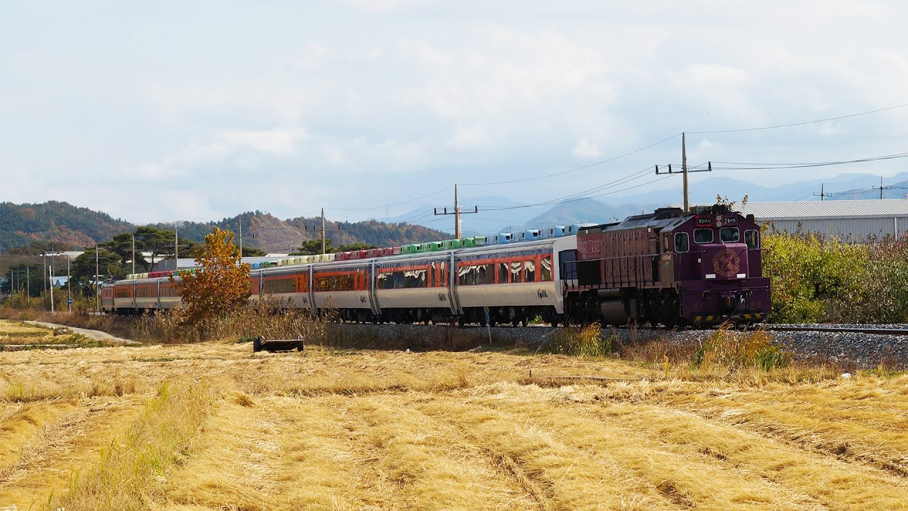 [철도영상] 중앙선의 마지막 로컬선과 E-Train 임시열차ㅣ4836열차 (2022.10.28) - YouTube