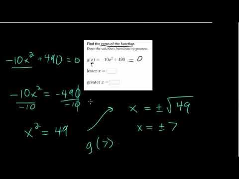 Solving Quadratics By Taking Square Roots: Practice - YouTube