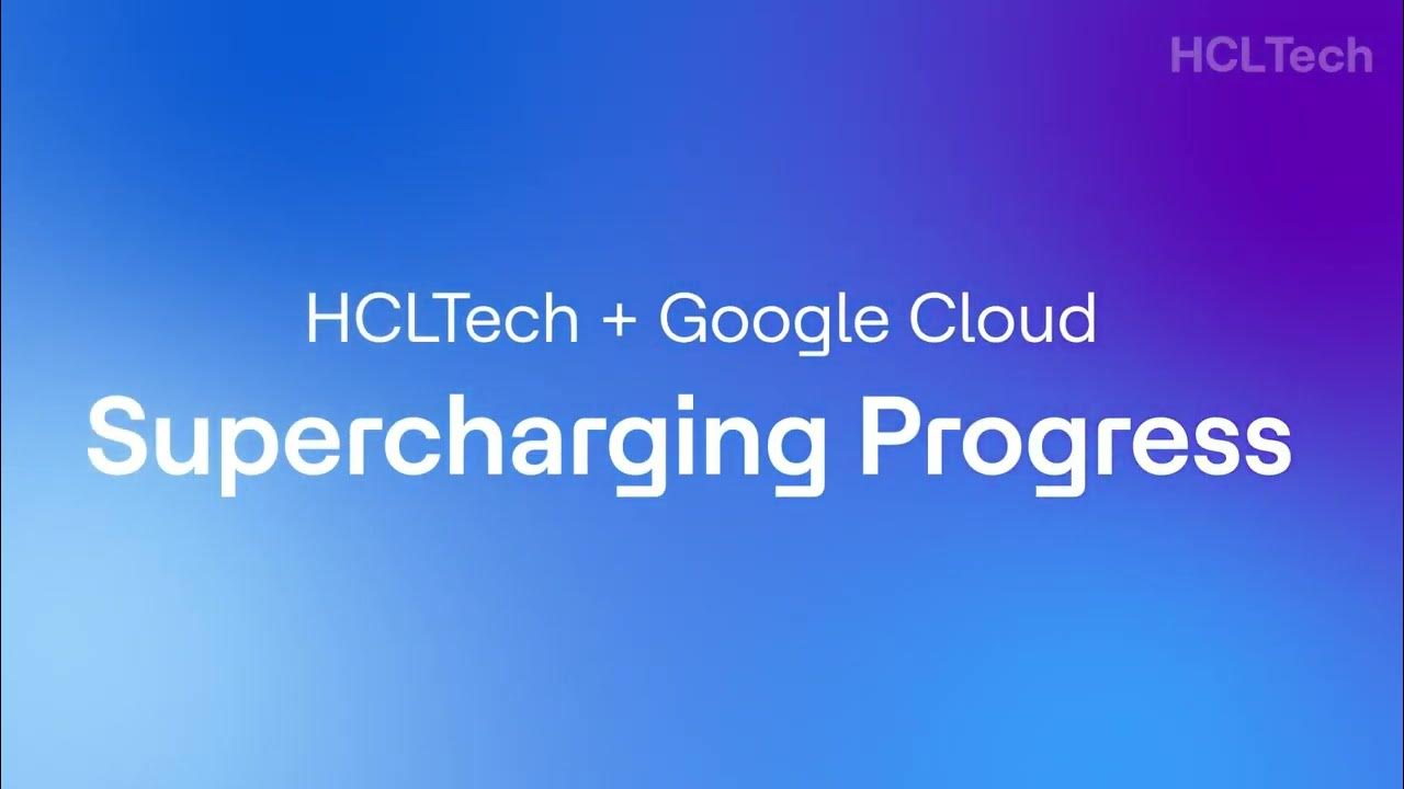 HCLTech is Supercharging Progress at Google Cloud Next ‘23 - YouTube