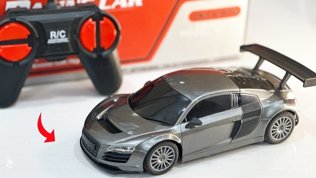 RC Car Audi R8 Unboxing | Remote Control RC Car Testing | 4 Function RC ...