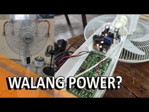 How to Repair Nikon Rechargeable Stand Fan (No Power) Tagalog - YouTube