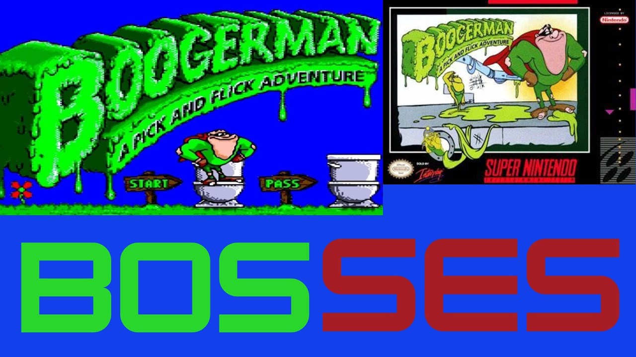 Boogerman Bosses Snes - YouTube