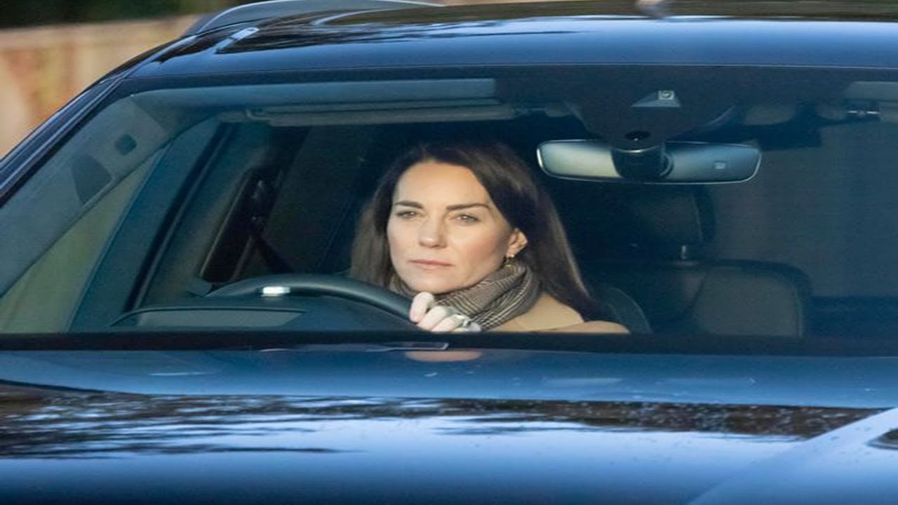 Pensive Kate Middleton breaks cover to do school run after Harry's ...