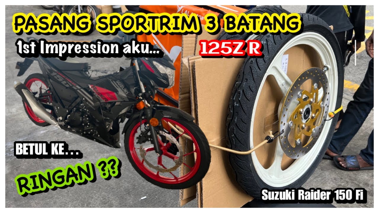 TERUS MINTA GEAR RIM NI!| BEST GILER! | SUZUKI RAIDER 150 Fi - YouTube