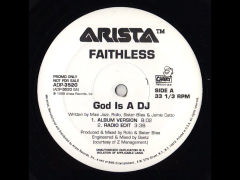 Faithless - God Is A DJ (Radio Edit) [1998, House] - YouTube