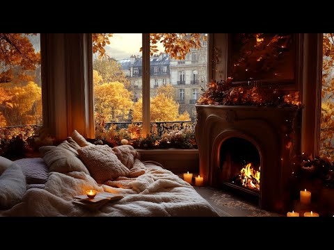 Ultimate Cozy Autumn Ambience with Fireplace and Rain 🔥🍂 - YouTube