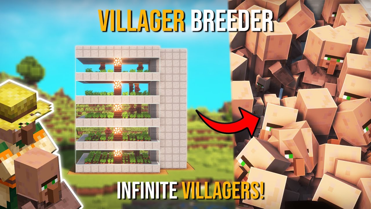 Minecraft BEST Villager Breeder 1.21 - NEW ! - Simple & Fast ! - YouTube
