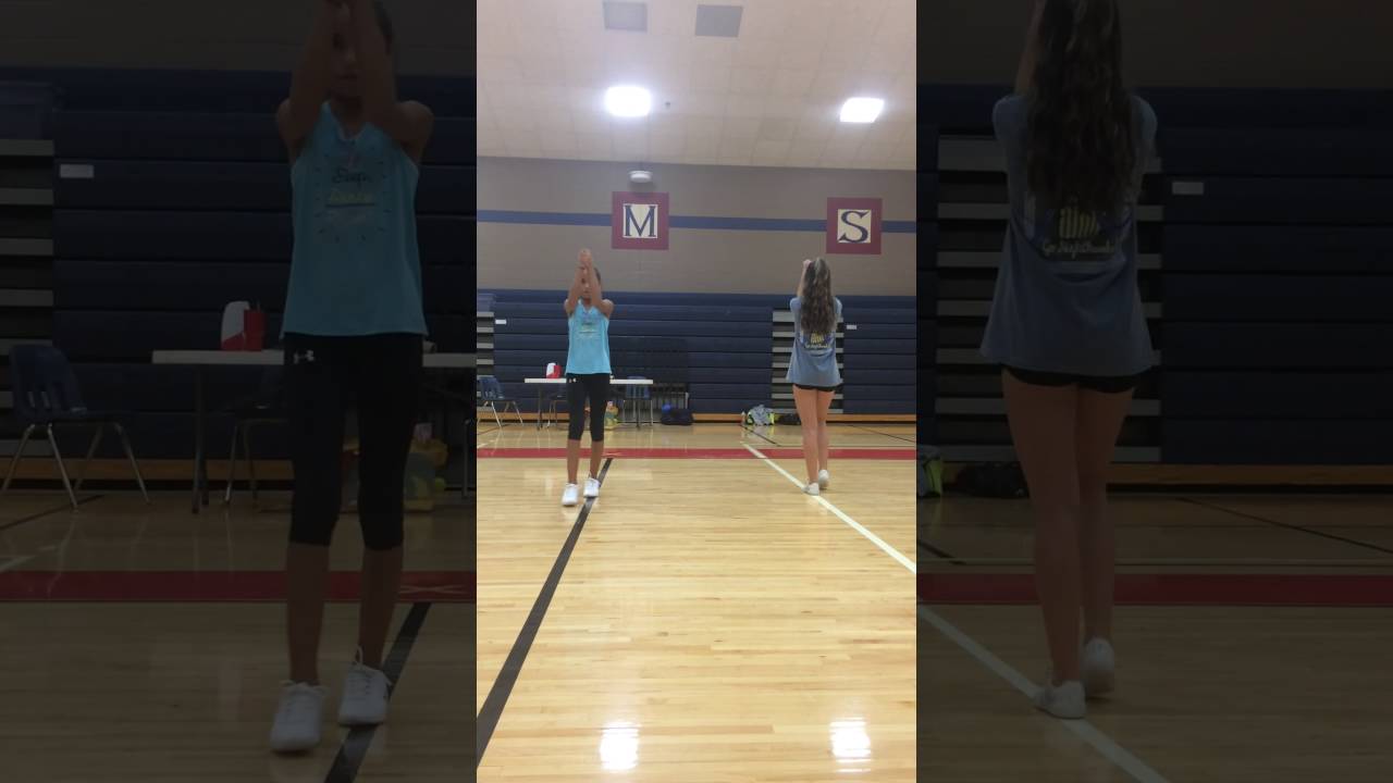 LMS Basketball Cheer Tryout Dance - YouTube