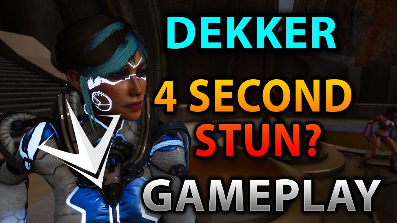 paragon "DEKKER THE STUNNER" GAMEPLAY |YOU CAN STUN PPL FOR 4 SEC THIS ...
