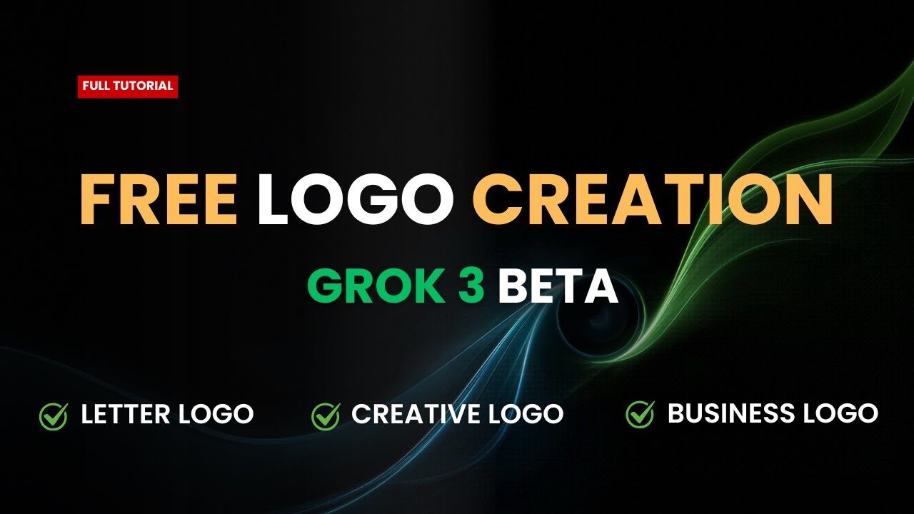 Grok 3 Beta | BEST AI Image Generator for Logo Creation | 100% Free ...