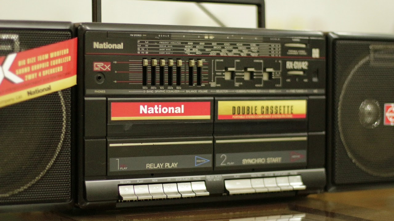 Cassette Radio Hàng Sưu Tầm National RX-CW42. LH 0909.480084 - YouTube
