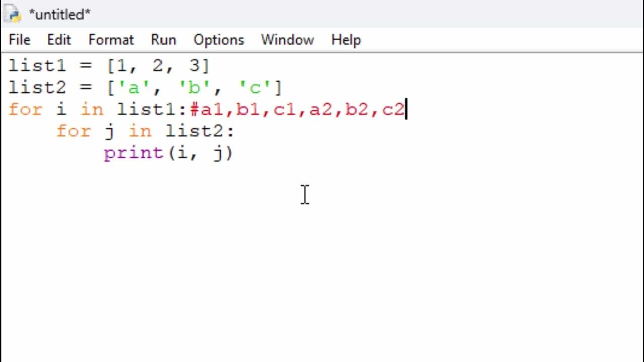 Nested For Loop In Pythoncomputerexcelsolution Python Pythonprogramming Viral Youtube