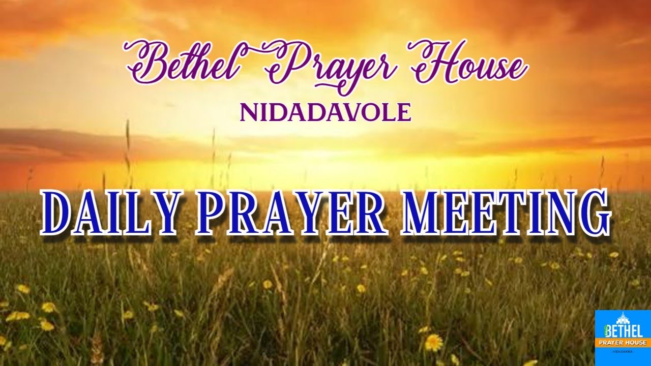6-1-2025|| Daily Prayer Meeting|| Message by Bro. Yehoshua Prasangi ...