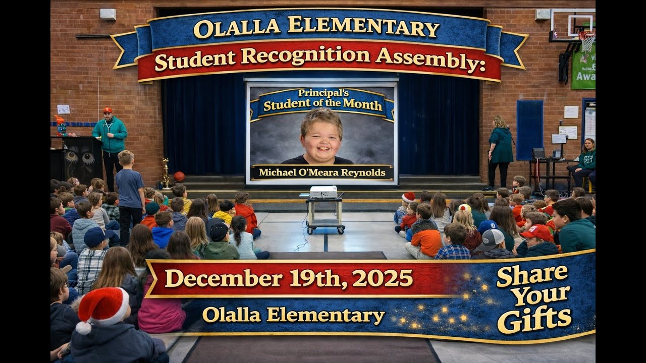 Student Recognition Assembly - Olalla Elementary - December 2025 - YouTube