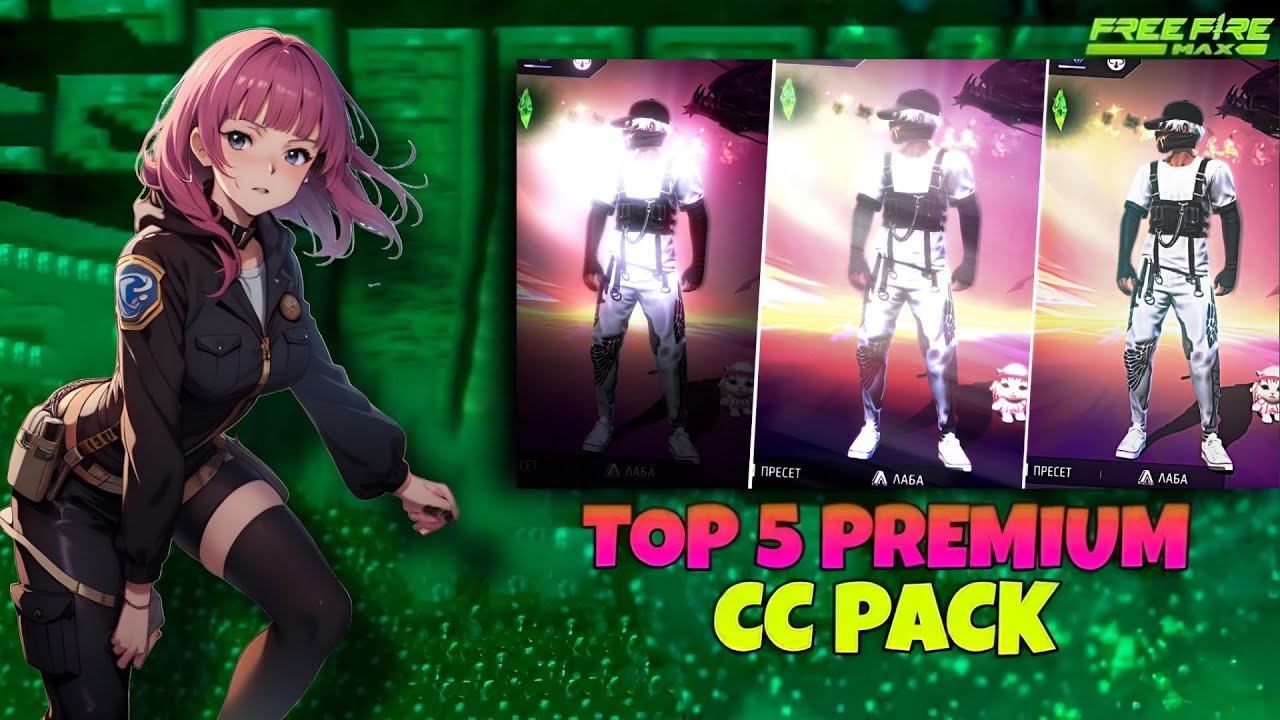Top 5 Amazing CC Pack || Top 5 Best CC Alight motion | Free Fire Cc Xml ...