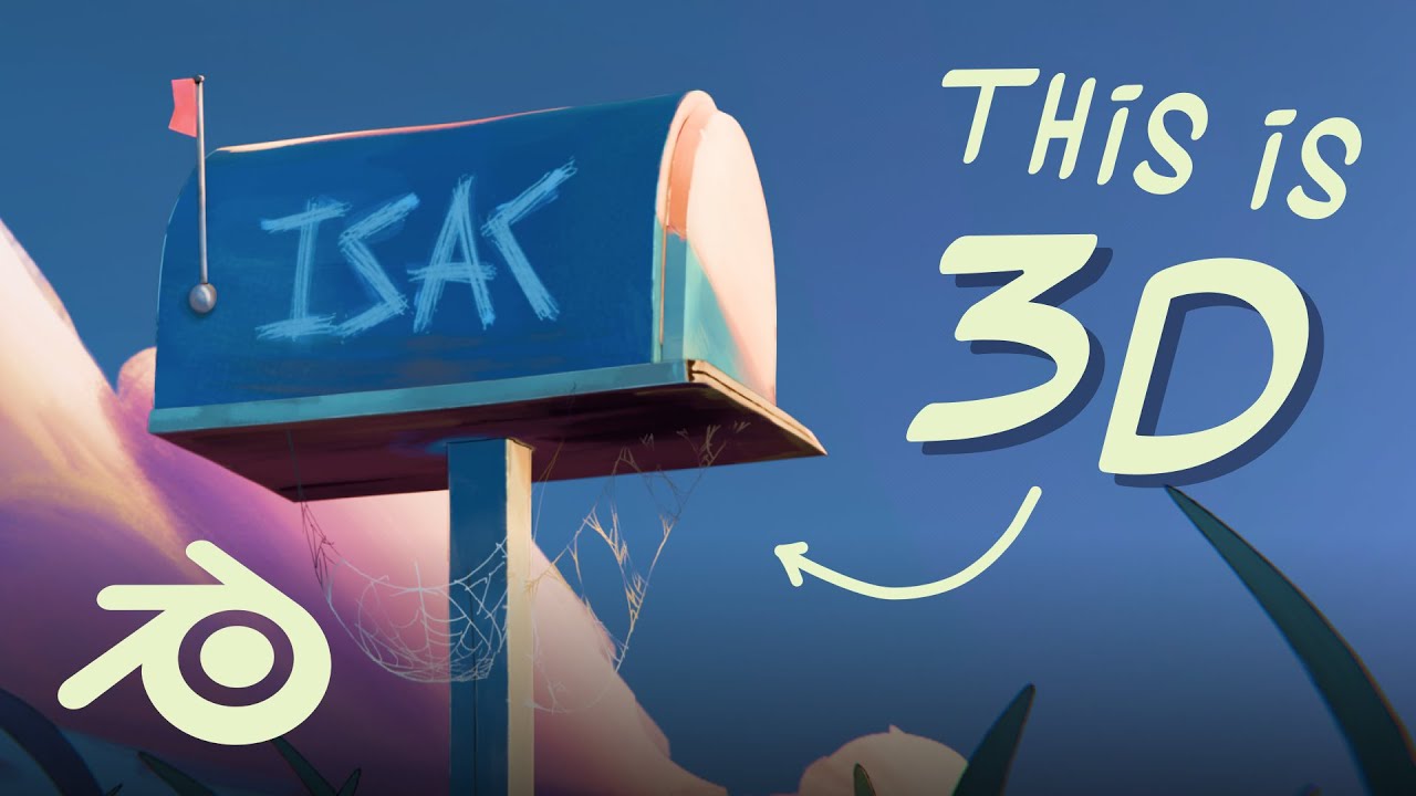 Right way to get the 2D look in 3D Blender! - YouTube