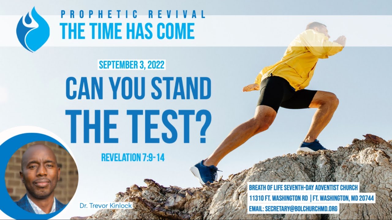 Can You Stand The Test? I Dr. Trevor Kinlock I Revelation 7:9-14 KJV ...