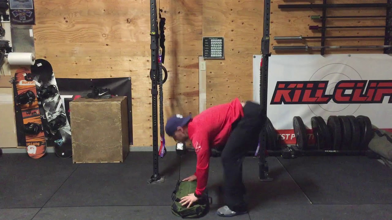 Sandbag Bag Facing Burpee - YouTube