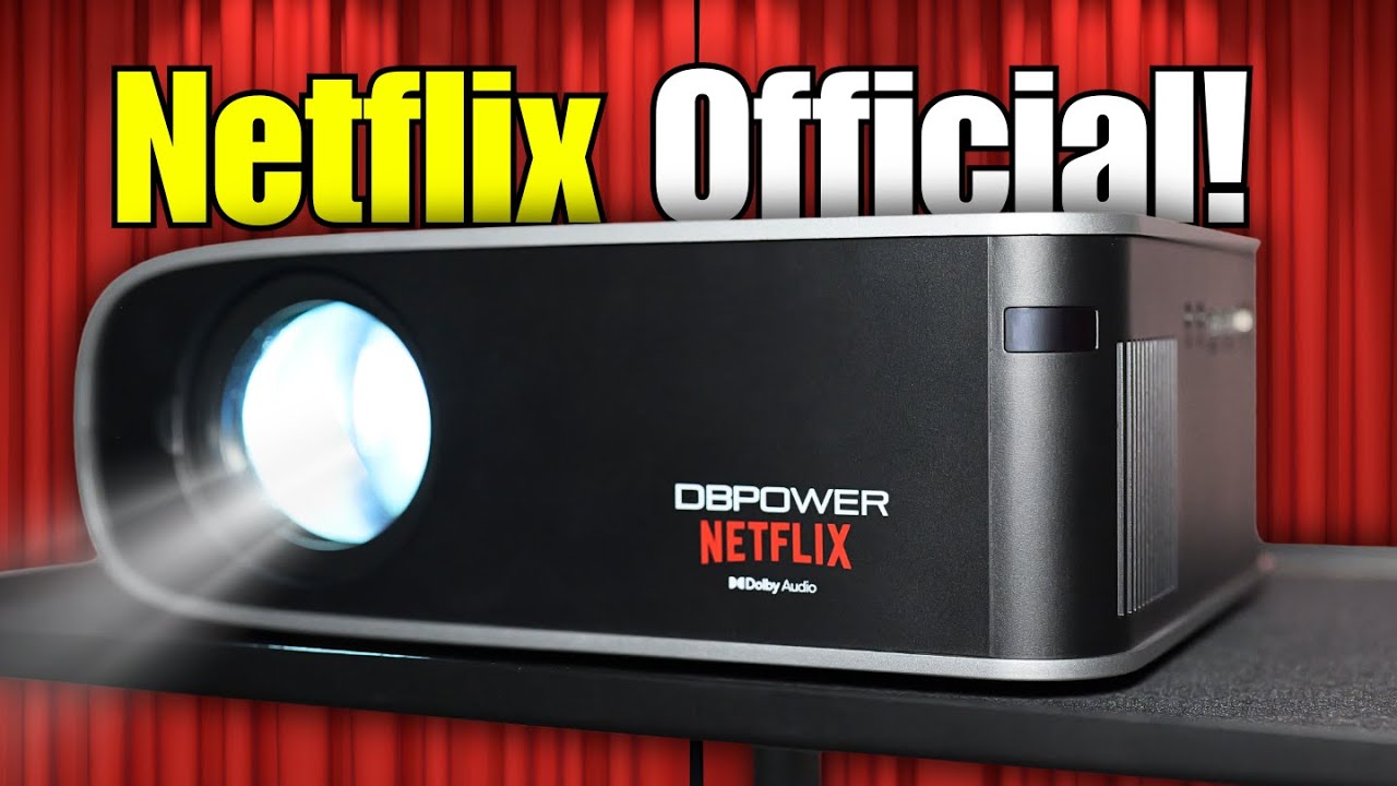 Netflix Officially Licensed + Dolby Audio! / DBPOWER G01 Projector - YouTube