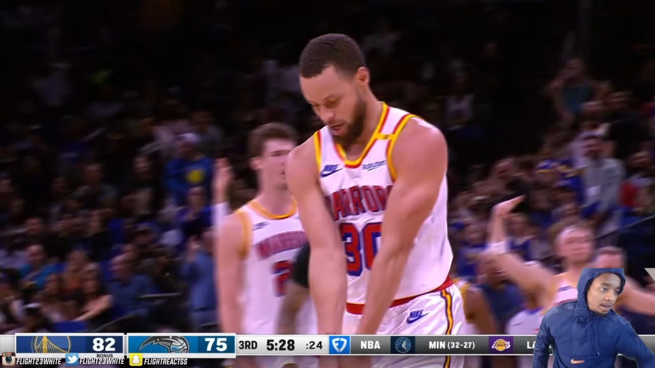 CURRY 56!! FlightReacts To WARRIORS at MAGIC | FULL GAME HIGHLIGHTS ...