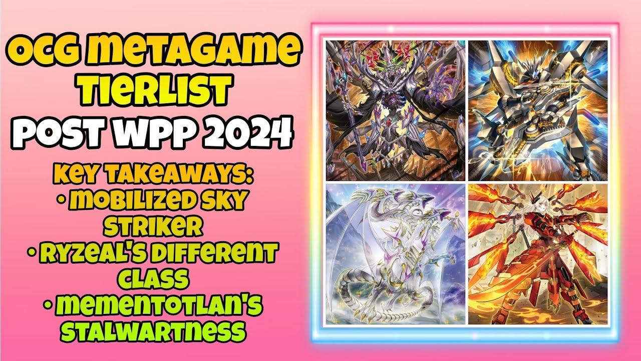 Yu-Gi-Oh! - OCG Metagame Tier List Post WPP 2024 - YouTube