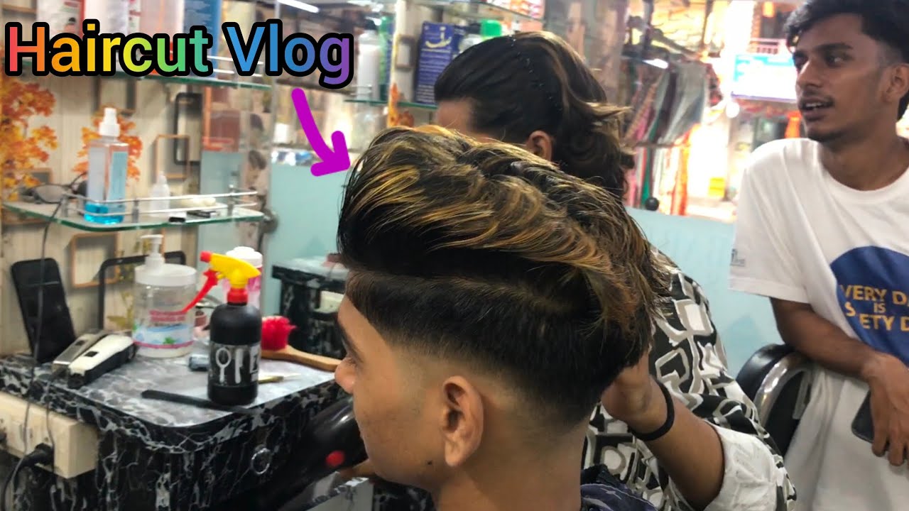 My New Haircut Vlog || waqarvlogg|| #hairstyle - YouTube
