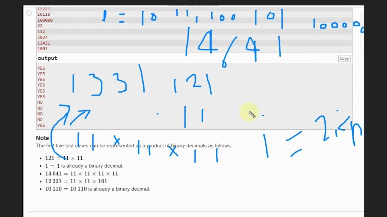D. Product of Binary Decimals | Codeforces Round 937 (Div. 4) | Full solution with code - YouTube