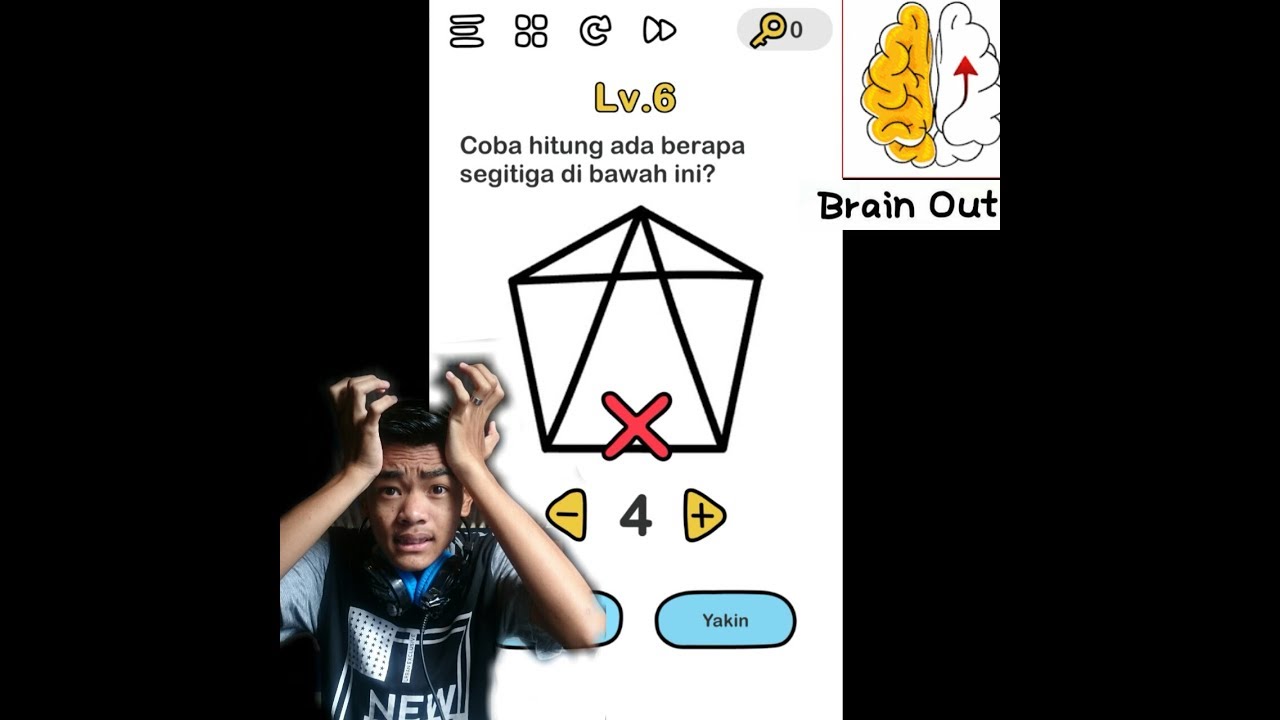 Ketika otak kanan dan kiri berjalan!!!-Brain out Indonesia - YouTube