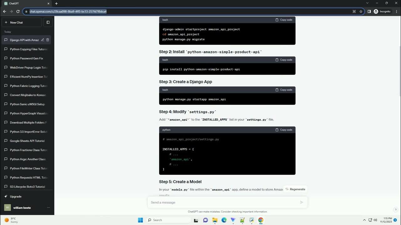 Python convert python amazon simple product api results to json using Django - YouTube