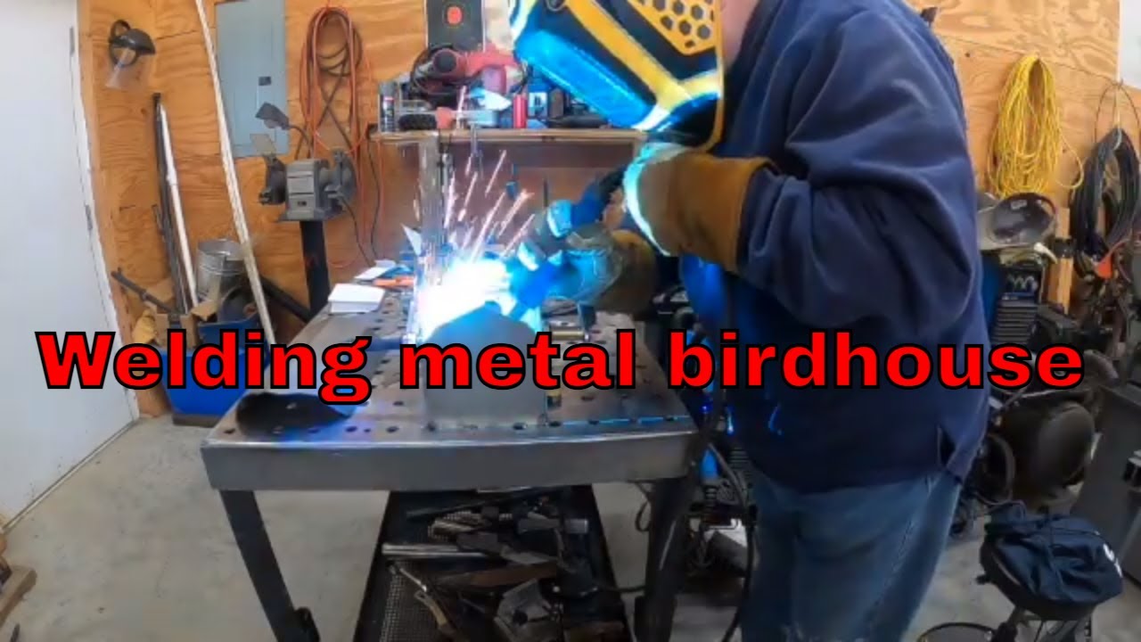 Welding Metal BirdHouses - YouTube