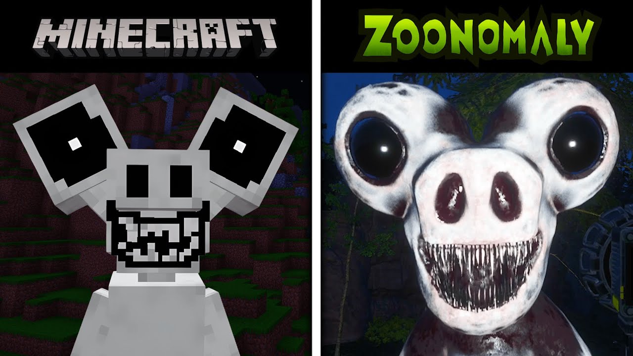 Monster Koala in Zoonomaly VS Minecraft - YouTube