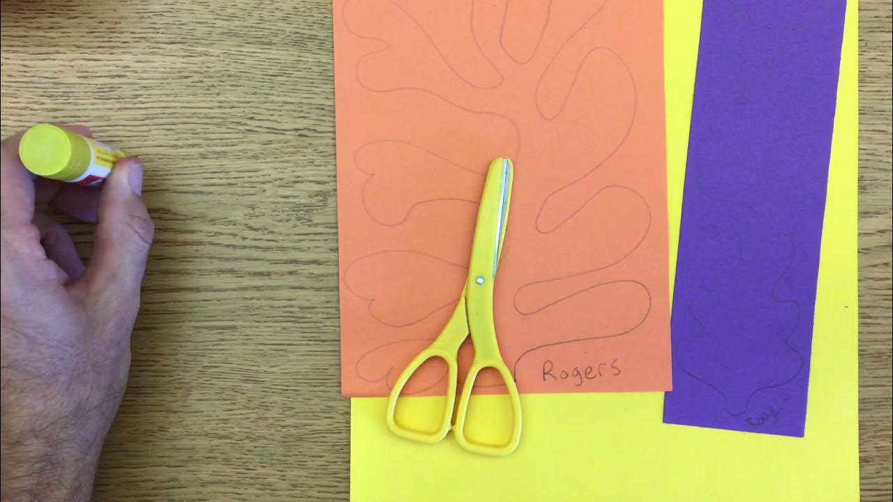 Henri Matisse painting with scissors - YouTube