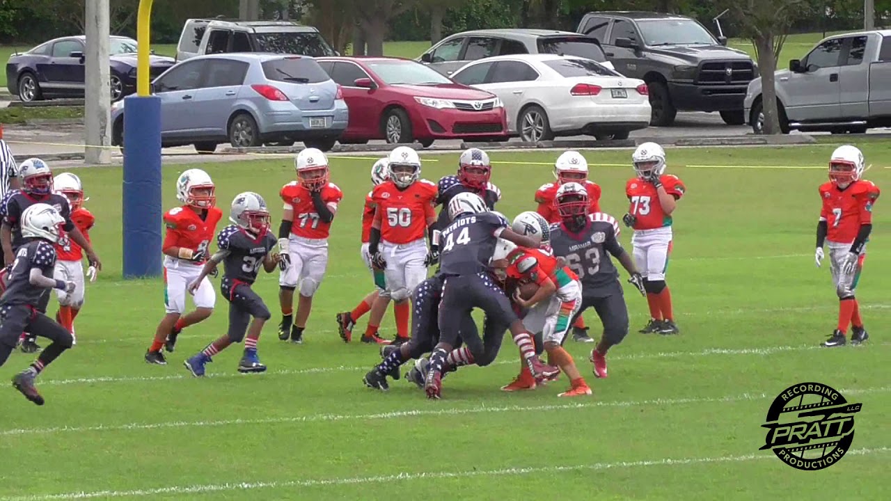 West Kendall Dolphins vs Miramar Patriots 9u - YouTube