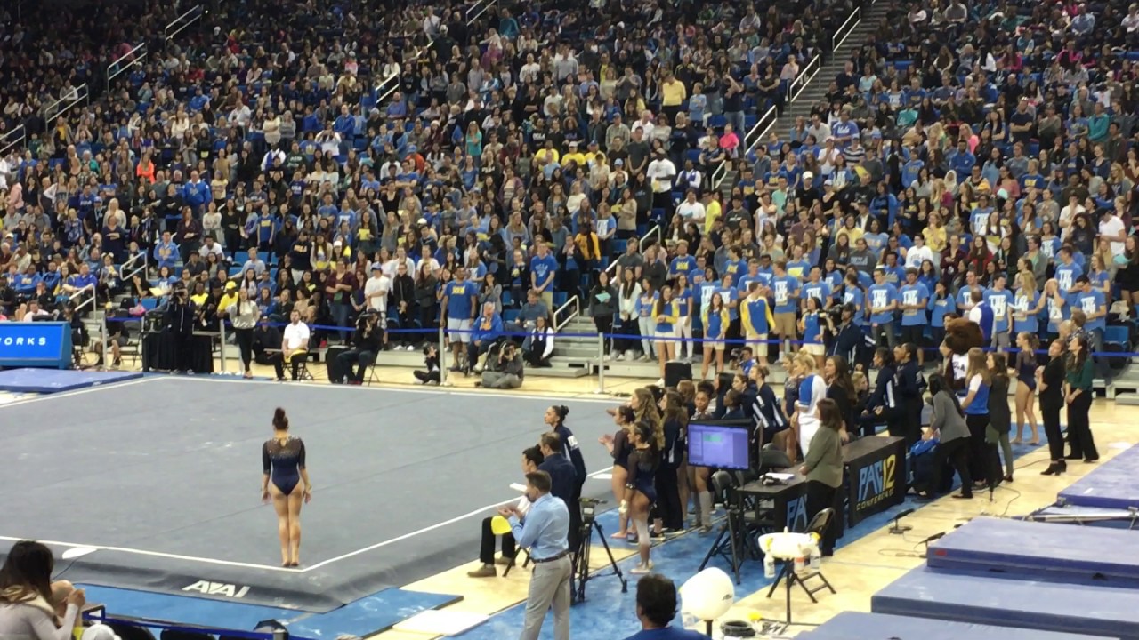 Macy Toronjo UCLA Floor Exercise 2017 vs Cal 9 850 - YouTube