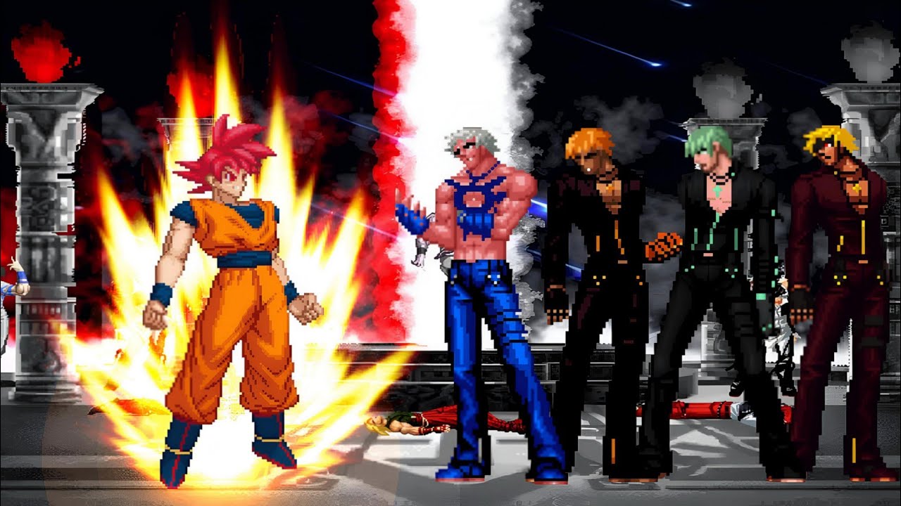 [DBZ vs KOF] Blizzard Goku vs Ultimate K' Team - YouTube