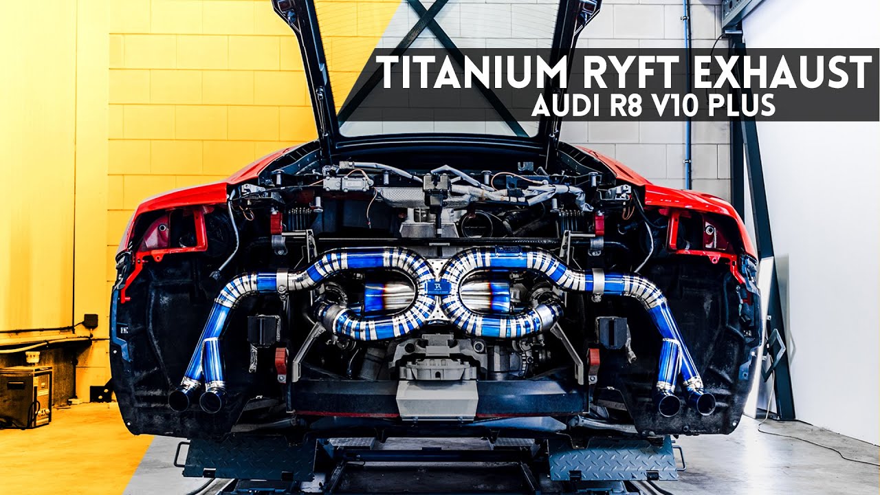 Deze RYFT TITANIUM UITLAAT maakt de Audi R8 V10 nog veel luider! - YouTube